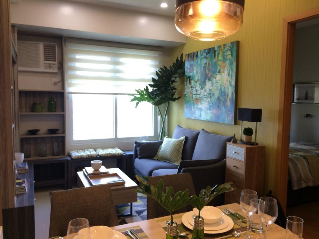 for rent 2 bedroom interior furnished Trion Tower BGC, Property ...