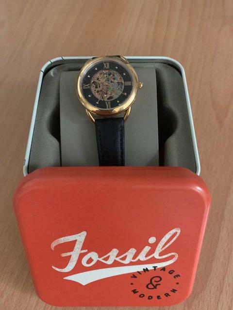 Fossil Skeleton Watch, Luxury, Watches on Carousell