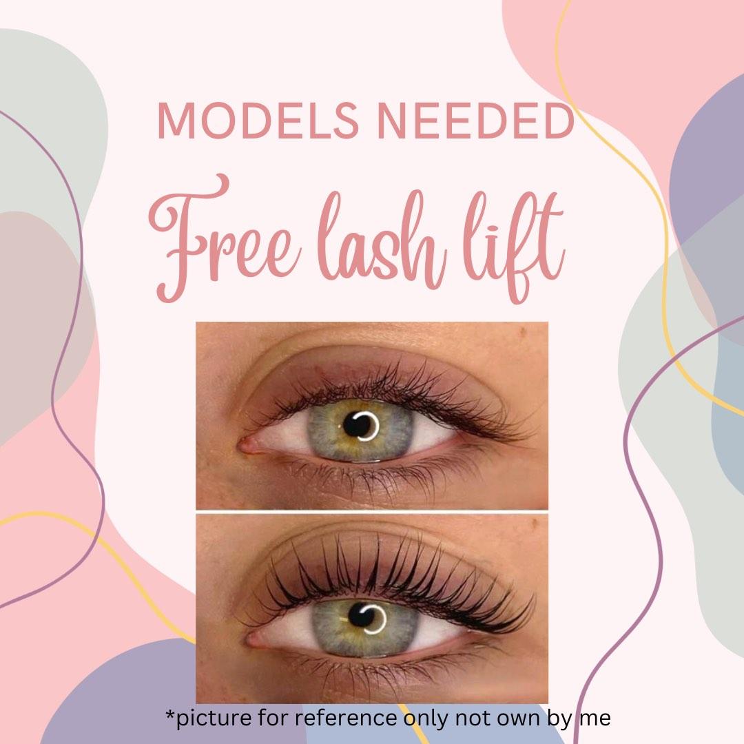 Free lash lift (models needed), Bulletin Board, Looking For on Carousell