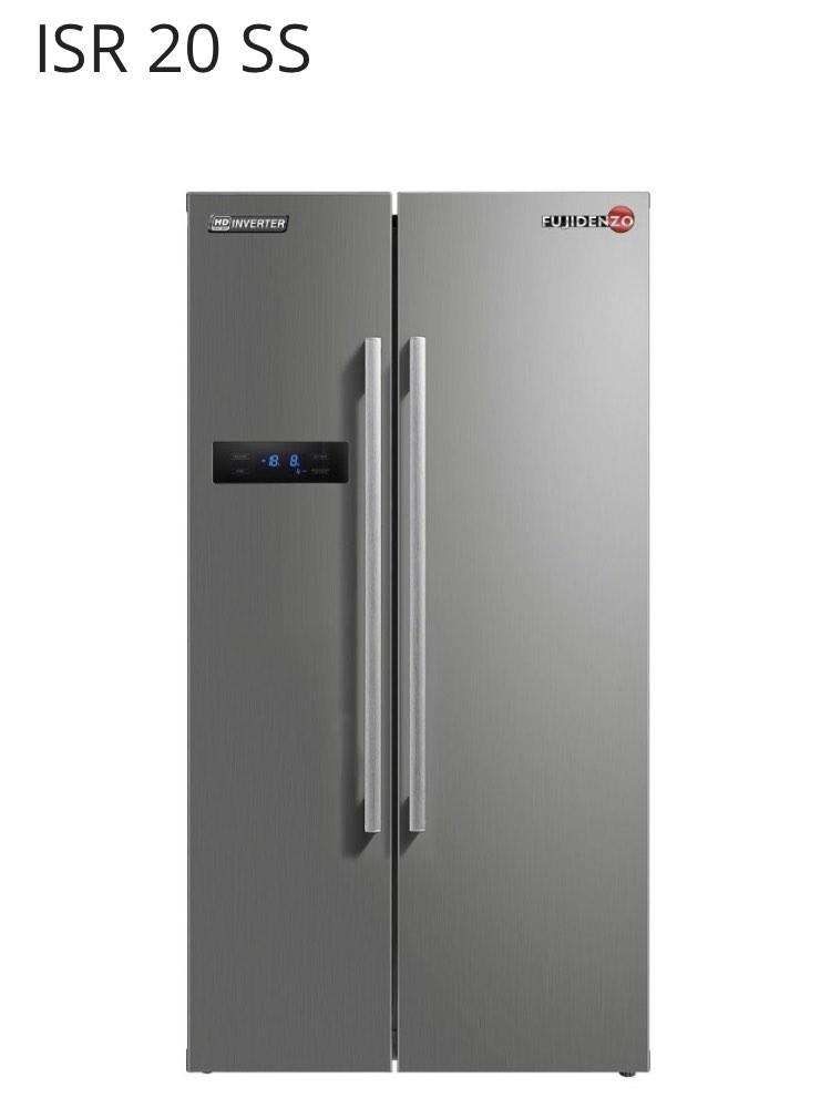 fujidenzo ref no frost side by side 3 door inverter 17cuft 20cuft 24cuft isr-17ss isr-20ss ist ...