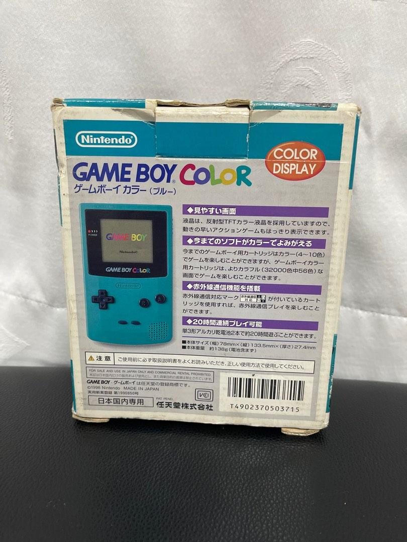 Gameboy Color - Teal with Original Box *sale*, Video Gaming, Video Game ...