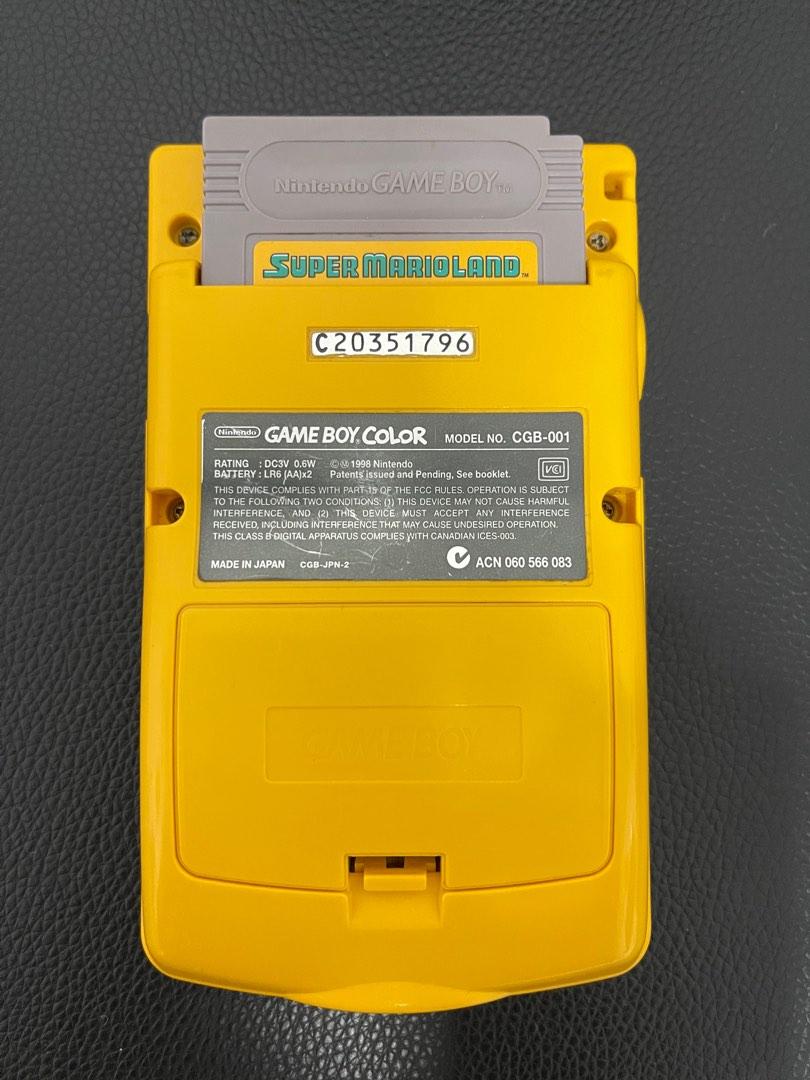 Gameboy Color Yellow with original box, Video Gaming, Video Game ...