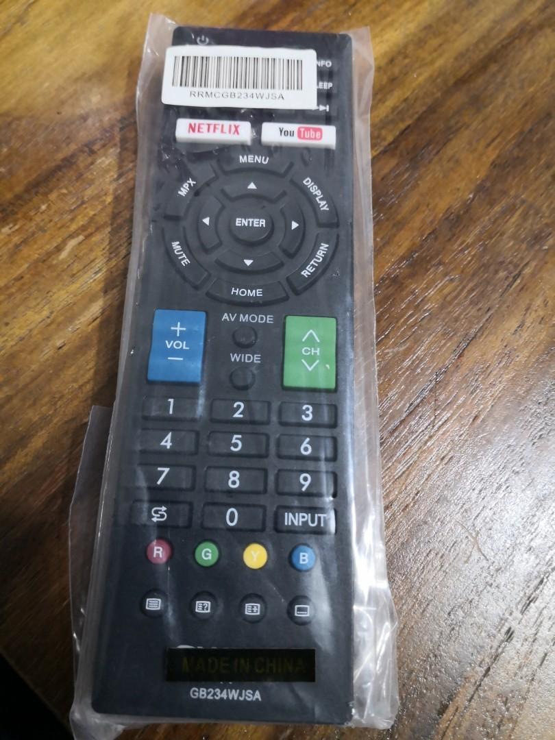 GB234WJSA Sharp TV remote control, TV & Home Appliances, TV ...
