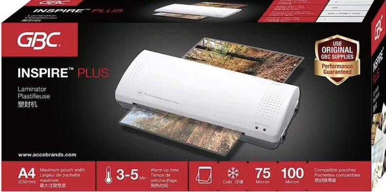 GBC Inspire Plus A4 Laminator, Computers & Tech, Printers, Scanners & Copiers on Carousell