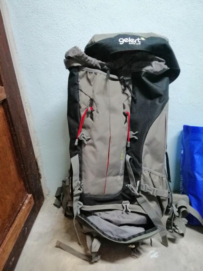 Gelert shadow 60+ rucksack, Sports Equipment, Hiking & Camping on Carousell