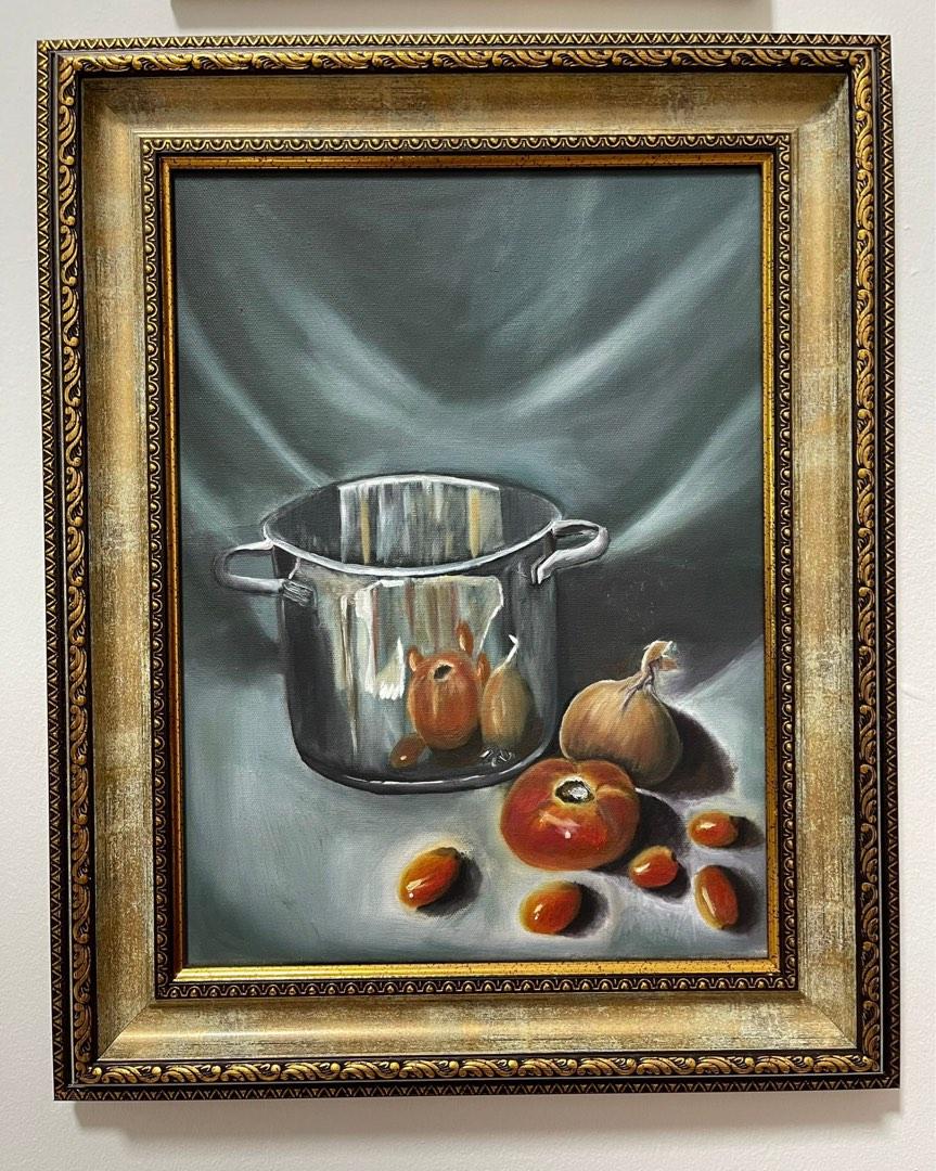 Genuine Artist Oil Painting, Furniture & Home Living, Home Decor ...