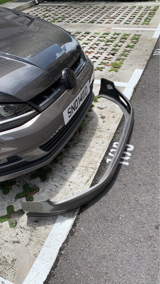 Golf mk7 front lip, Car Accessories, Accessories on Carousell