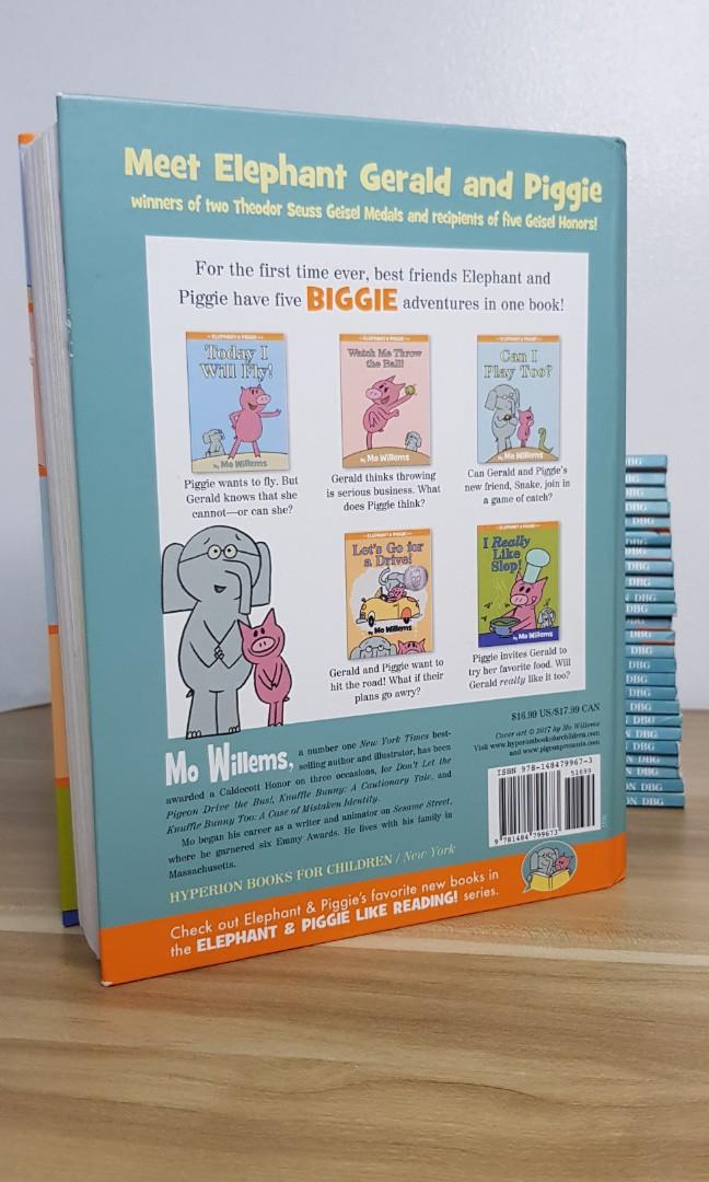 Harbound Mo Willems book of Elephant & Piggie, Hobbies & Toys, Books ...