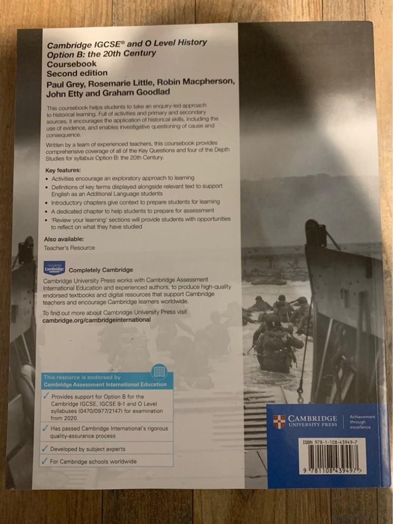 History Textbook IGCSE and O Level, Hobbies & Toys, Books & Magazines ...