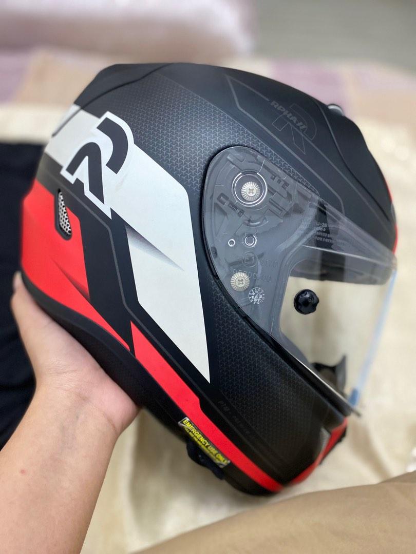 HJC RPHA 11 FESK RED Medium, Motorbikes, Motorbike Parts & Accessories ...