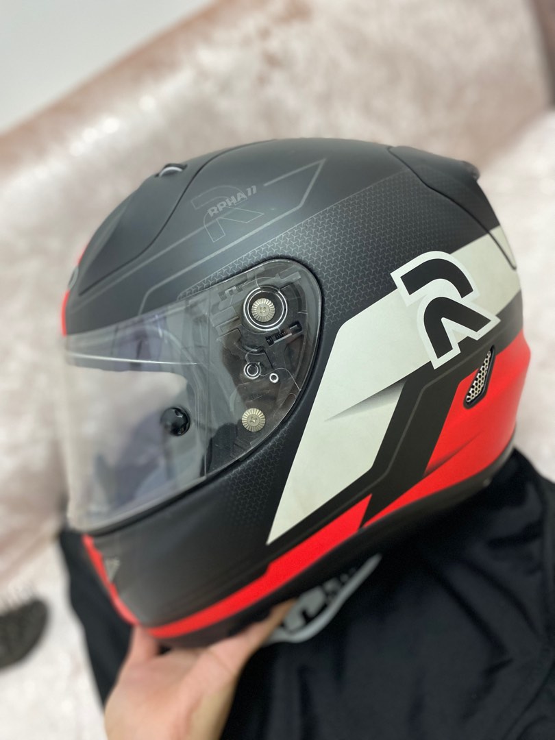 HJC RPHA 11 FESK RED Medium, Motorbikes, Motorbike Parts & Accessories ...