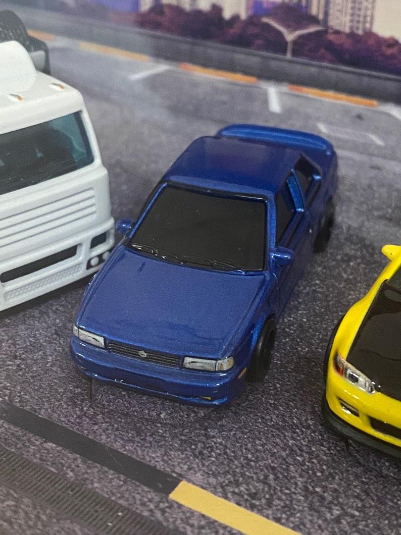 Hot Wheels JDM Diorama Hotwheels Nissan Sentra Se-R > Honda Civic EG > Toyota Celica GT-Four ...