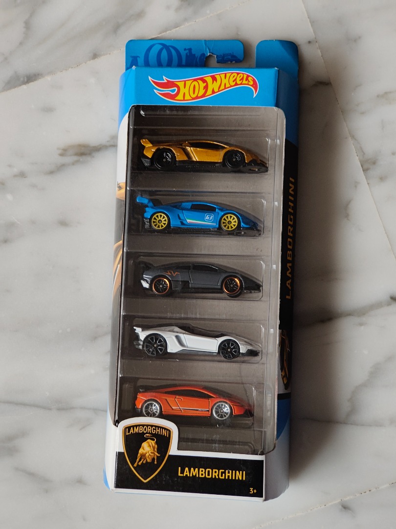 Hot Wheels Lamborghini 5 Pack, Hobbies & Toys, Toys & Games on Carousell