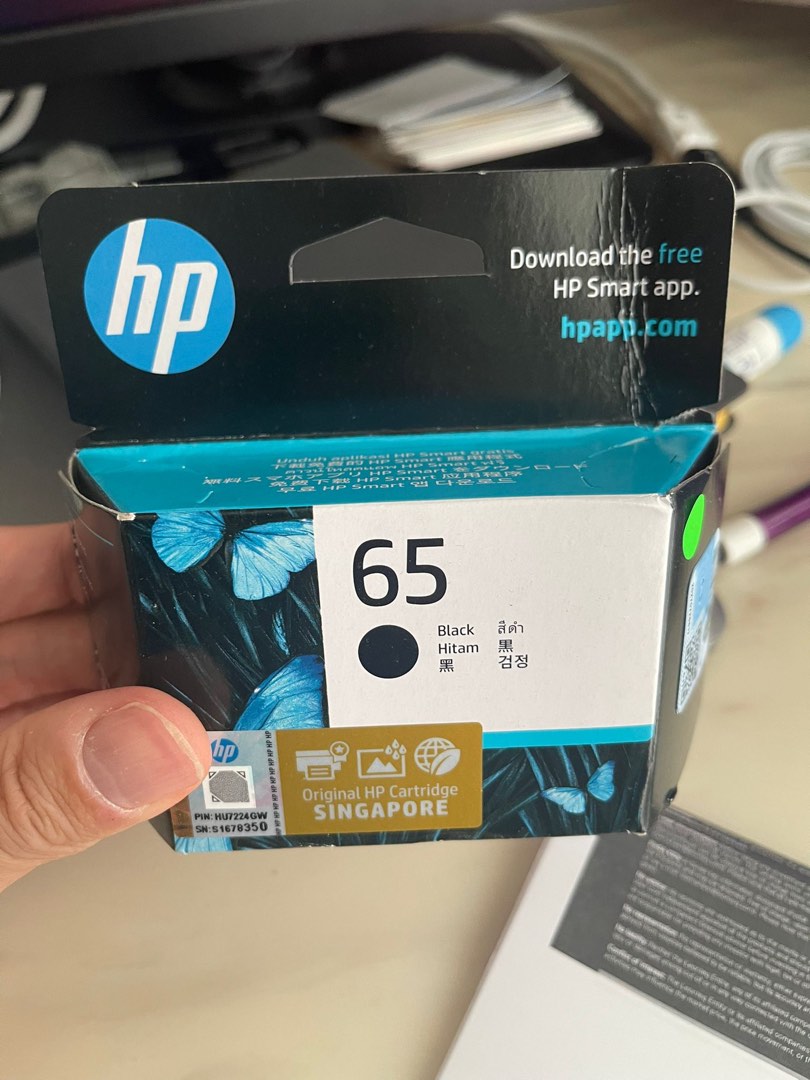 HP printer 65 ink Cartridge, Computers & Tech, Printers, Scanners ...
