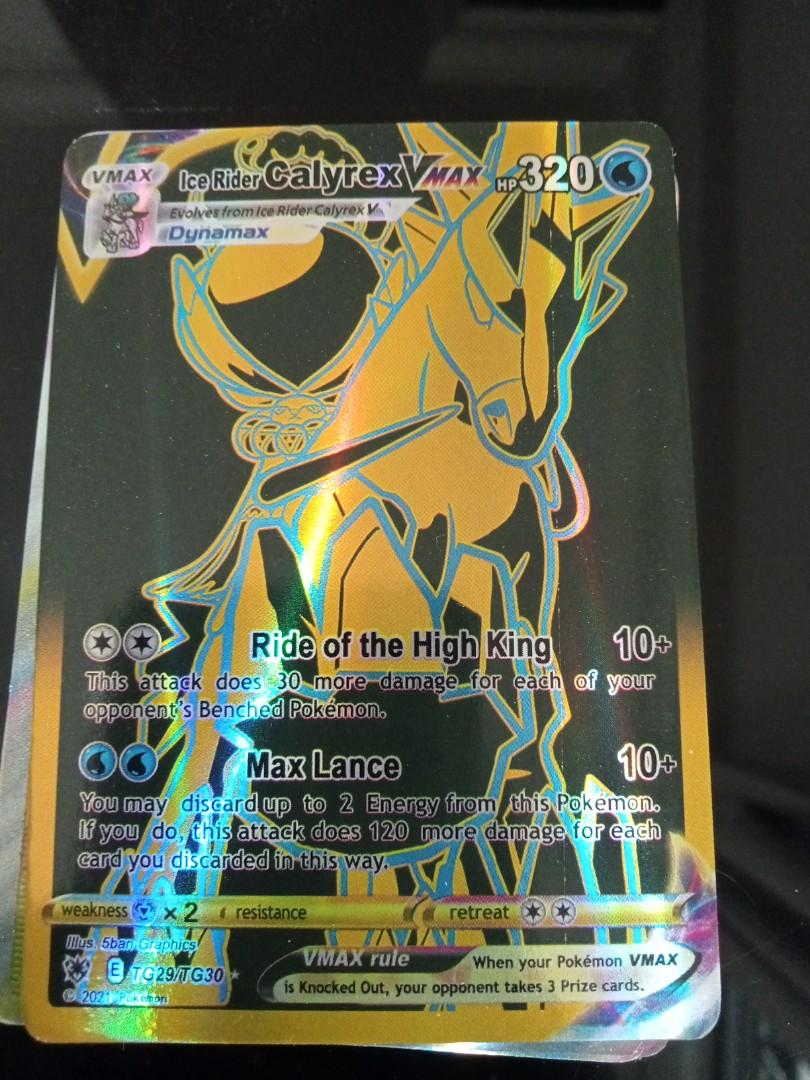 Ice rider calyrex vmax, Hobbies & Toys, Toys & Games on Carousell