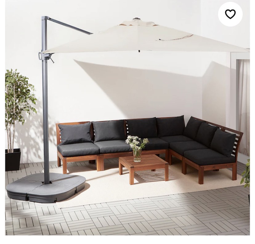 IKEA Seglaro umbrella, Furniture & Home Living, Outdoor Furniture on ...