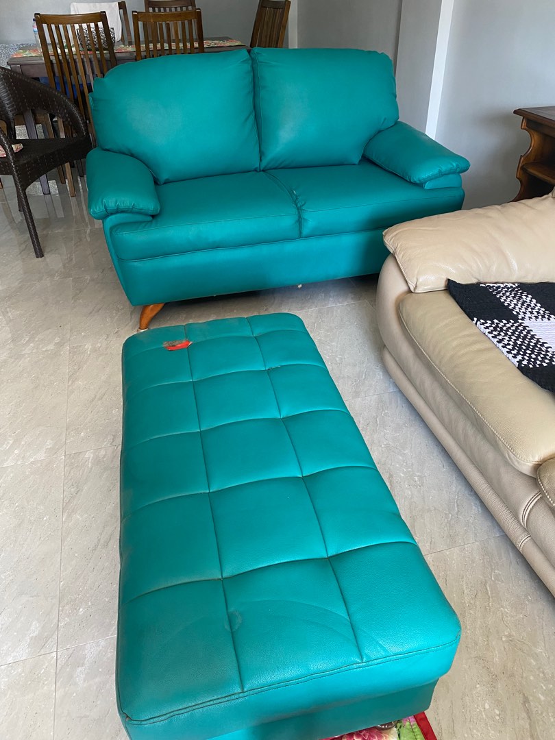 Imported Sofa With Ottoman Storage Furniture And Home Living Furniture Sofas On Carousell