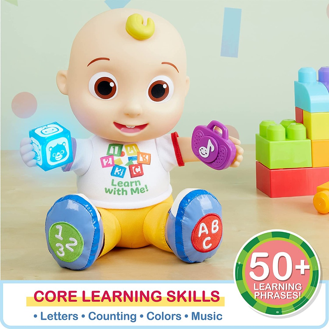 (PO)CoComelon Learning JJ Doll with 50+ Phrases, Hobbies & Toys, Toys ...