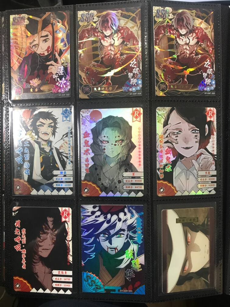 【INSTOCK】Demon Slayer Card | Demon Set | KNY | Rare Card | Premium ...