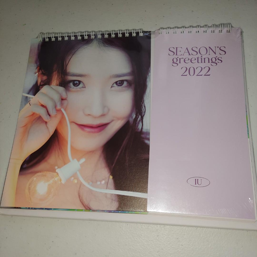 IU SEASONS GREETINGS 2022 DESK CALENDAR SEALED, Hobbies & Toys ...
