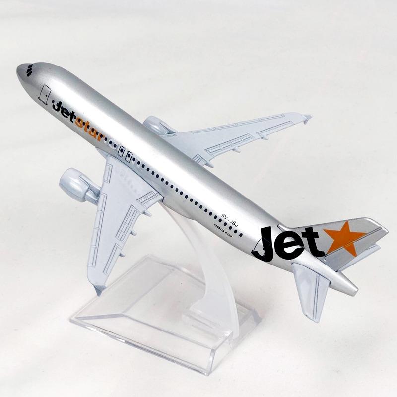 JETSTAR ASIA AIRBUS A320-200 9V-JSJ 16CM DIE-CAST METAL WITH PLASTIC ...