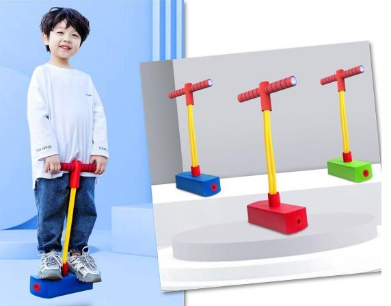 Jumping Toys Foam Stick Frog Jumper Kids Indoor/Outdoor Fun Sports ...