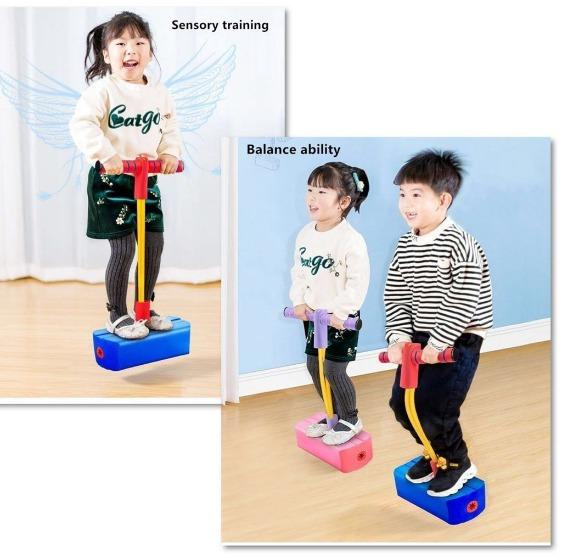 Jumping Toys Foam Stick Frog Jumper Kids Indoor/Outdoor Fun Sports ...