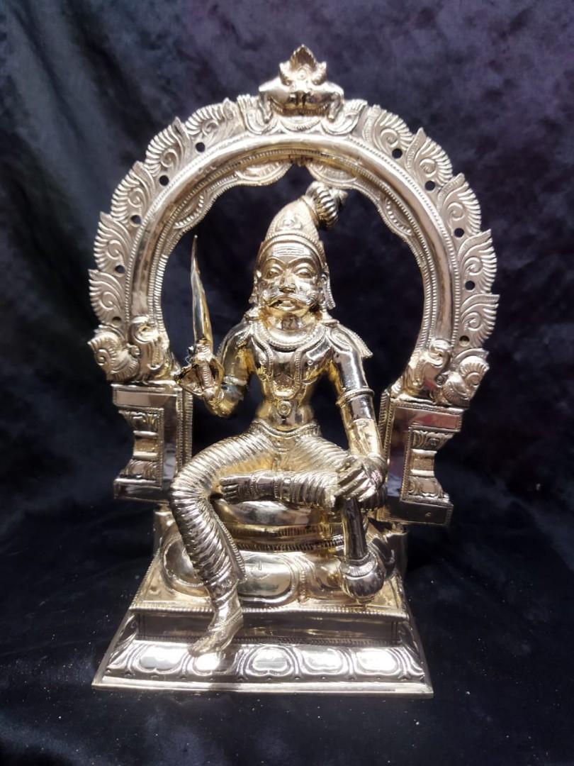 Karuppar Karuppan Karuppasamy Hindu God Statue, Hobbies & Toys ...