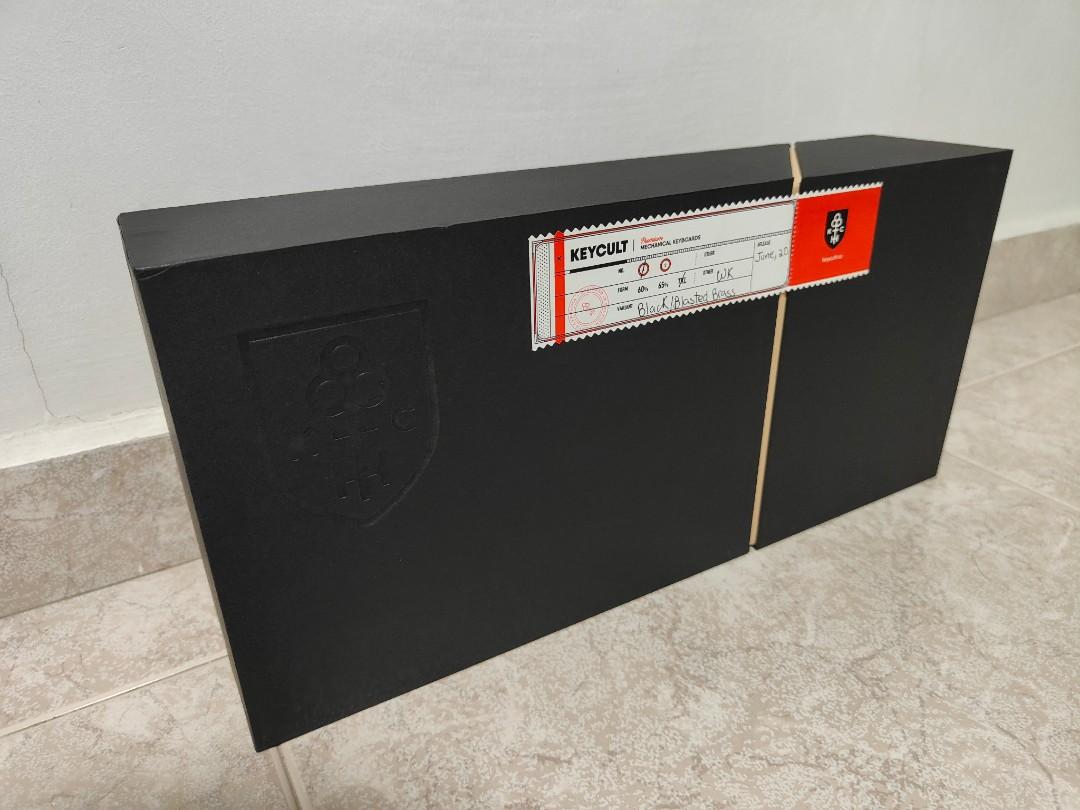 Keycult No.1 Rev2 TKL Standard Black and Brass (Sandblasted), Computers ...