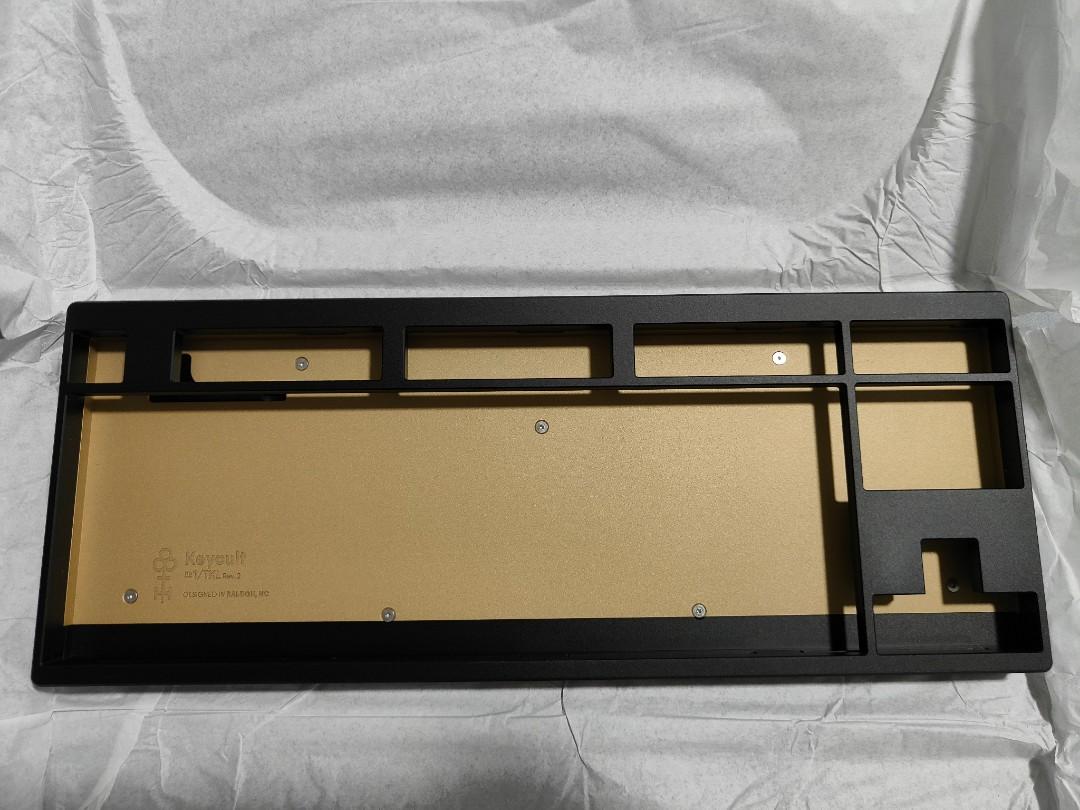 Keycult No.1 Rev2 TKL Standard Black and Brass (Sandblasted), Computers ...