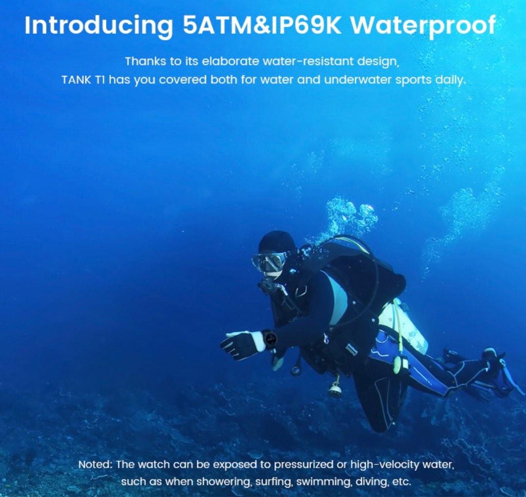 Kospet Tank T1 Pro smartwatch, Mobile Phones & Gadgets, Wearables ...