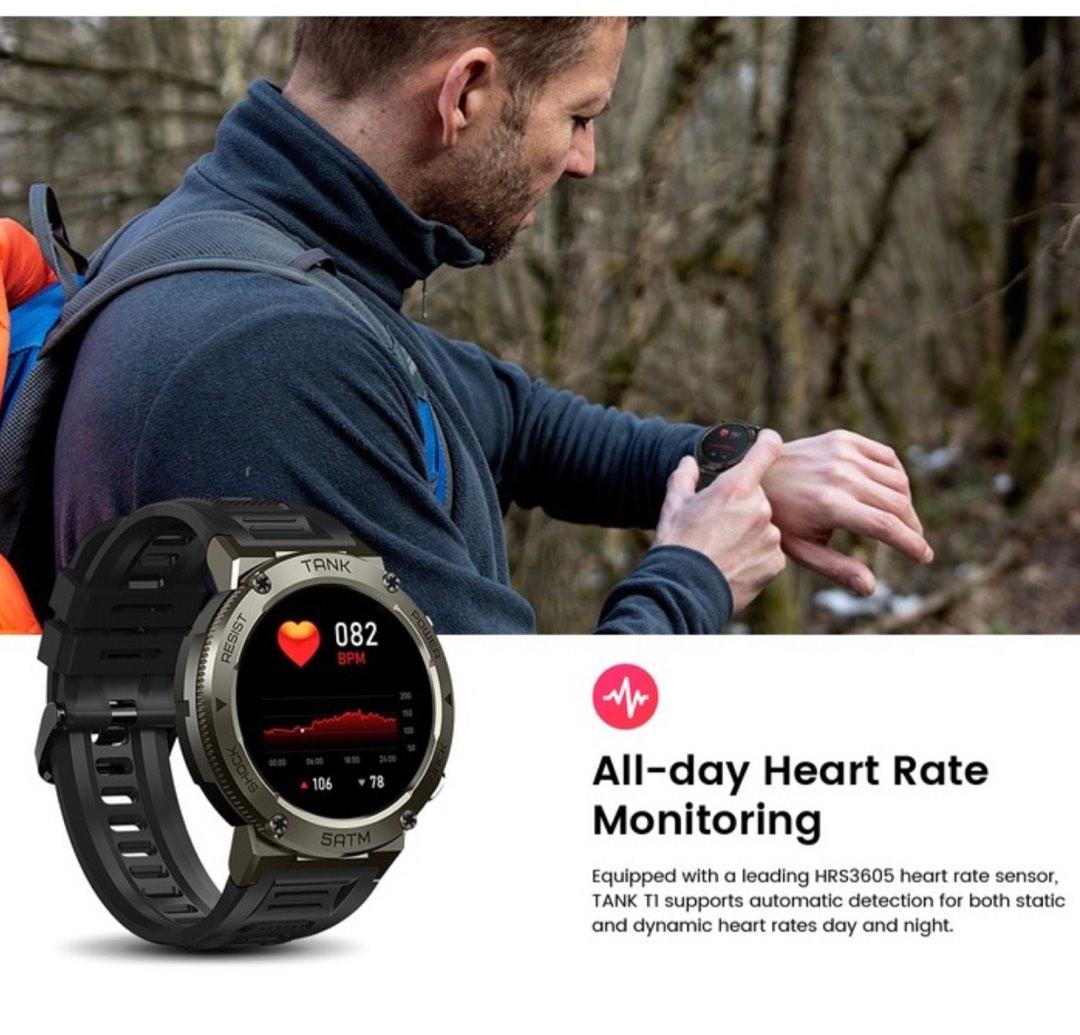 Kospet Tank T1 Pro smartwatch, Mobile Phones & Gadgets, Wearables ...