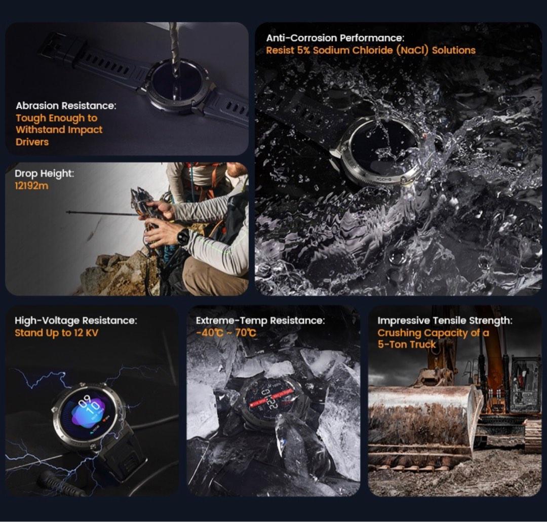 Kospet Tank T1 Pro smartwatch, Mobile Phones & Gadgets, Wearables ...