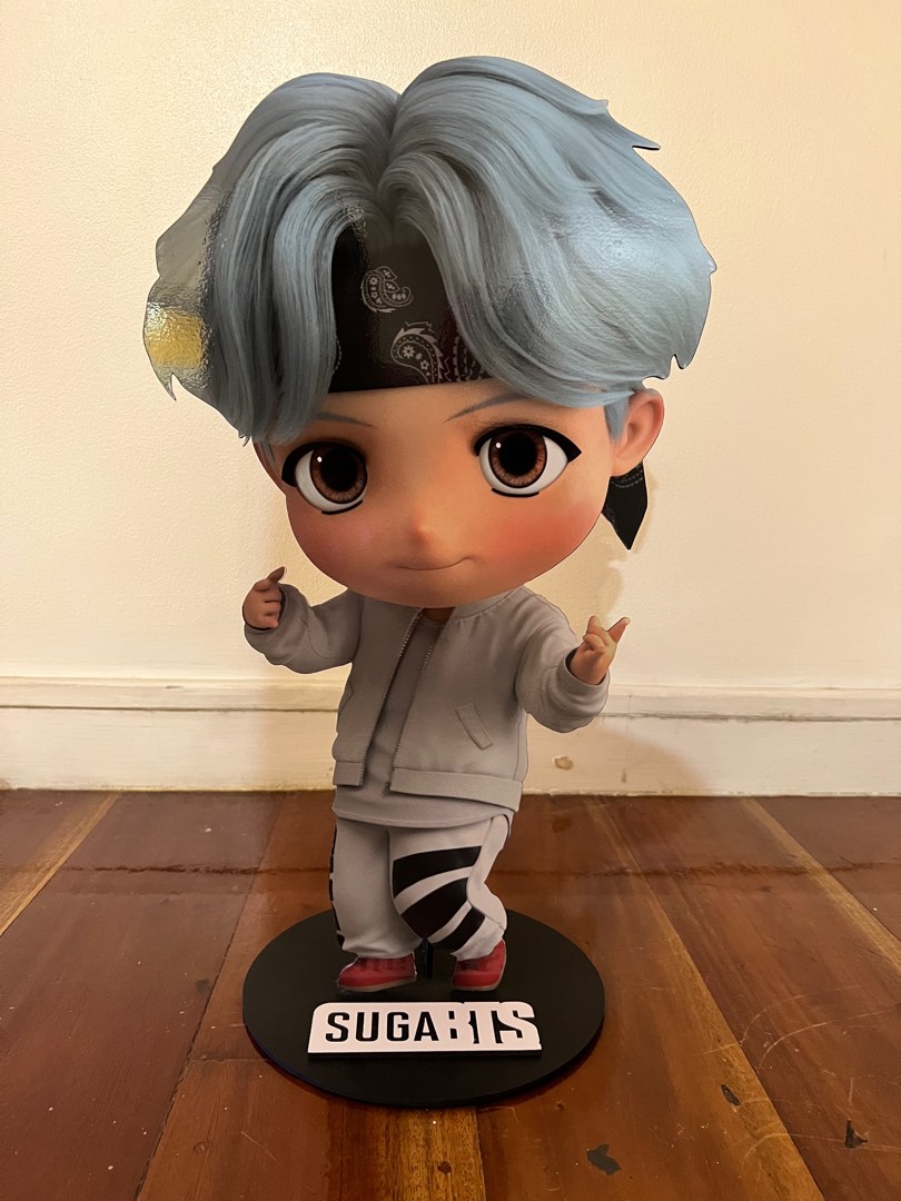 K-POP BTS SUGA CHARACTER STAND, Hobbies & Toys, Memorabilia ...