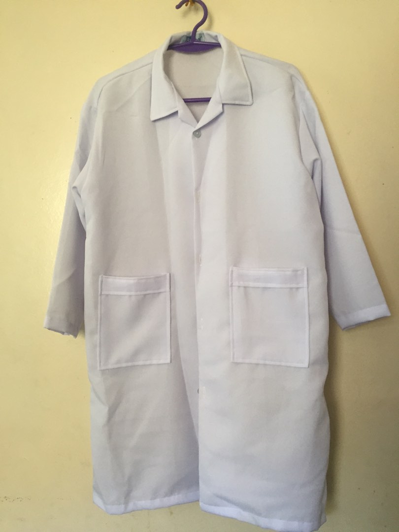 Lab coat lab gown, Women's Fashion, Coats, Jackets and Outerwear on ...