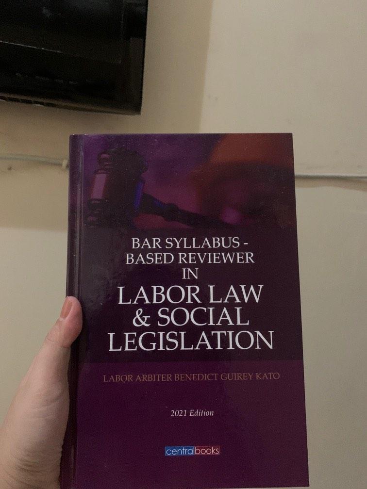 Labor Law & Social Legislation by Labor Arbiter Kato, Hobbies & Toys ...