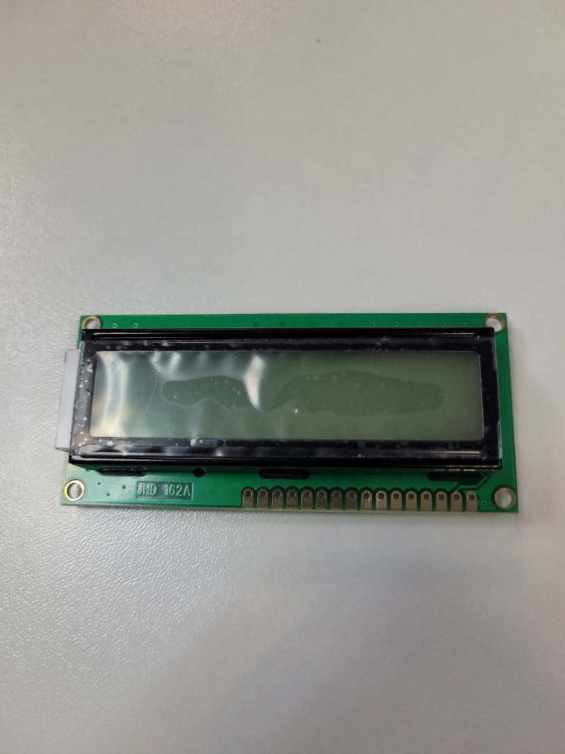 LCD Module JHD162A x 1pc, 電腦＆科技, 電腦周邊及配件, 電腦周邊產品 - Carousell