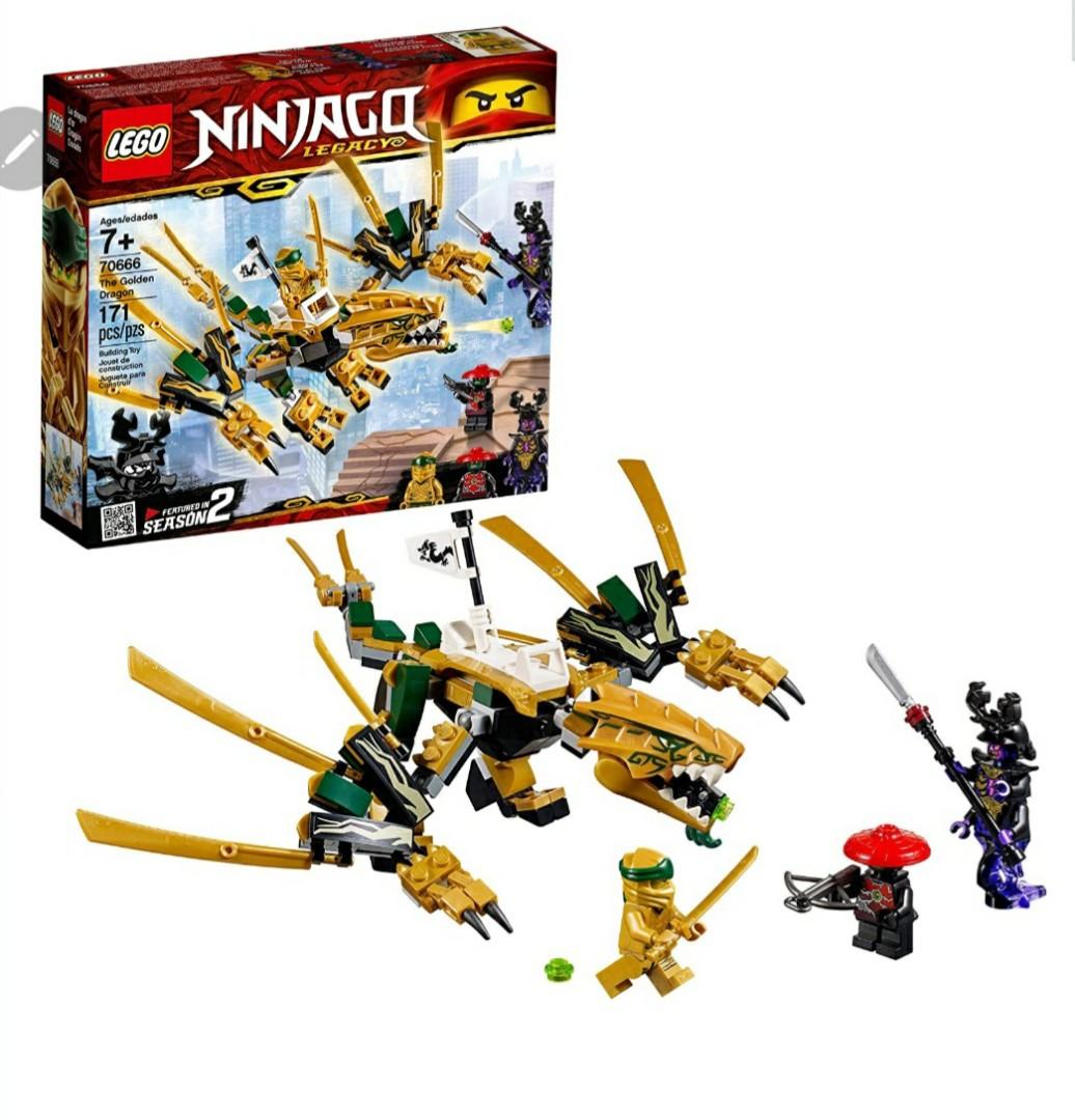 LEGO NINJAGO Legacy Golden Dragon 70666, Hobbies & Toys, Toys & Games ...