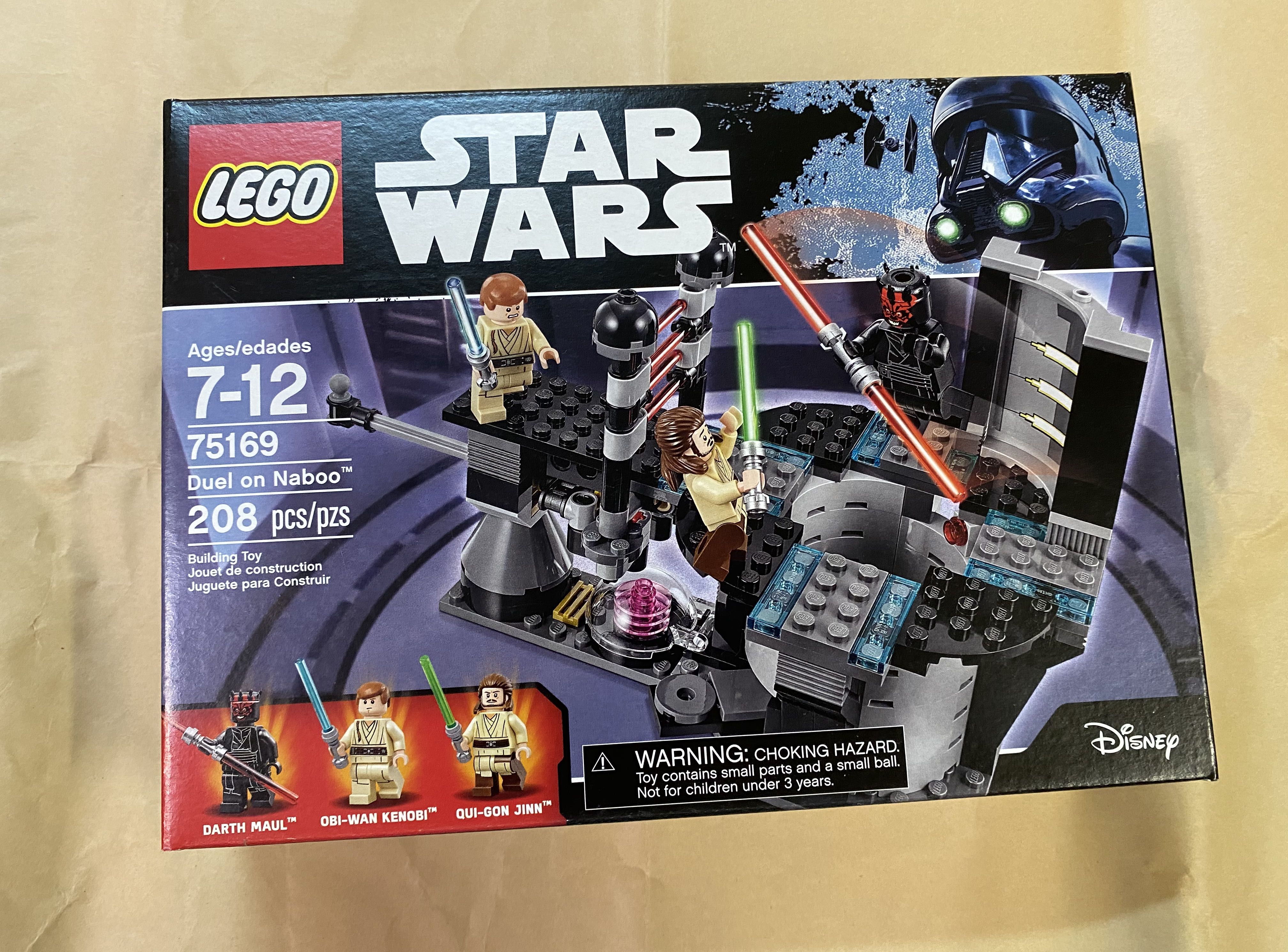 Lego Star Wars 75169 Duel on Naboo Darth Maul, Obi-Wan Kenobi, Qui-Gon ...