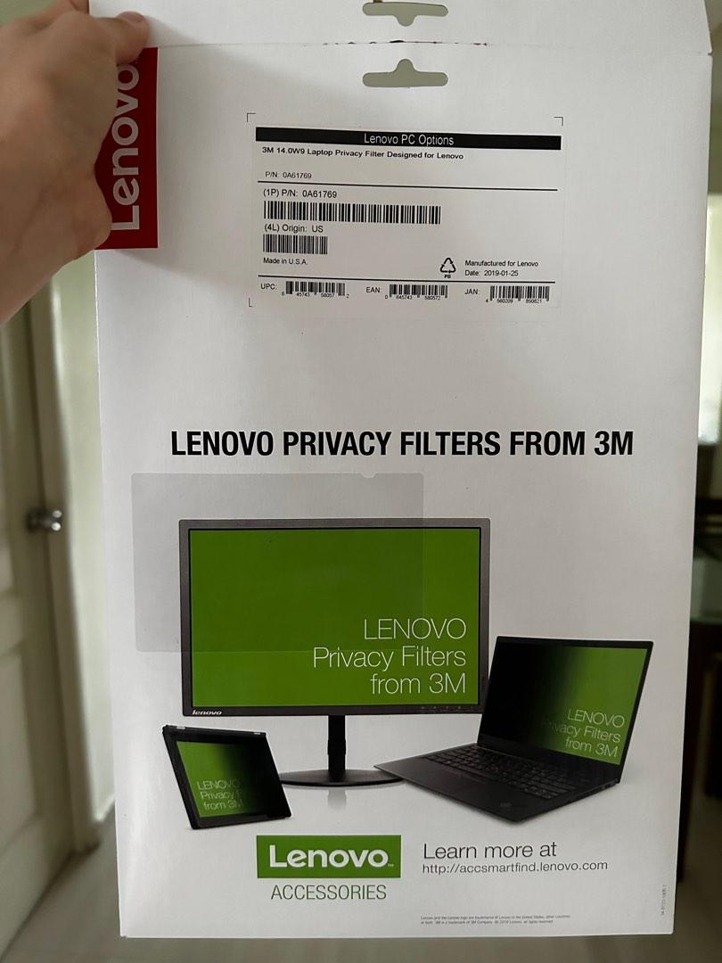 Lenovo 14-inch privacy filter, Computers & Tech, Parts & Accessories ...