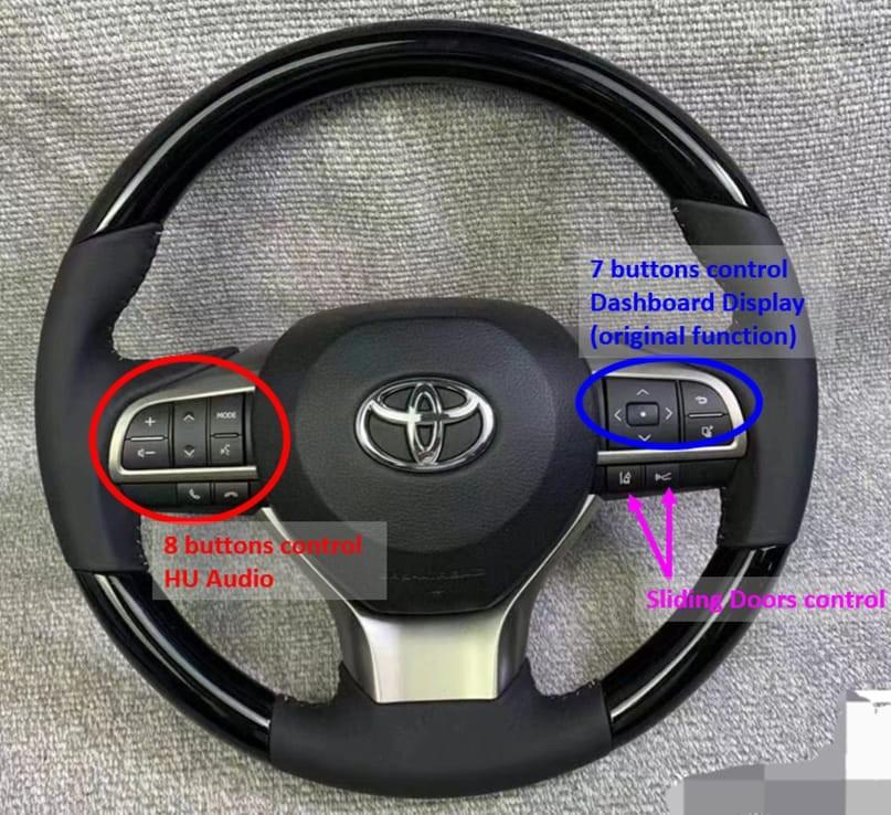 Lexus steering for noah Voxy Esquire alphard vellfire, Car Accessories ...