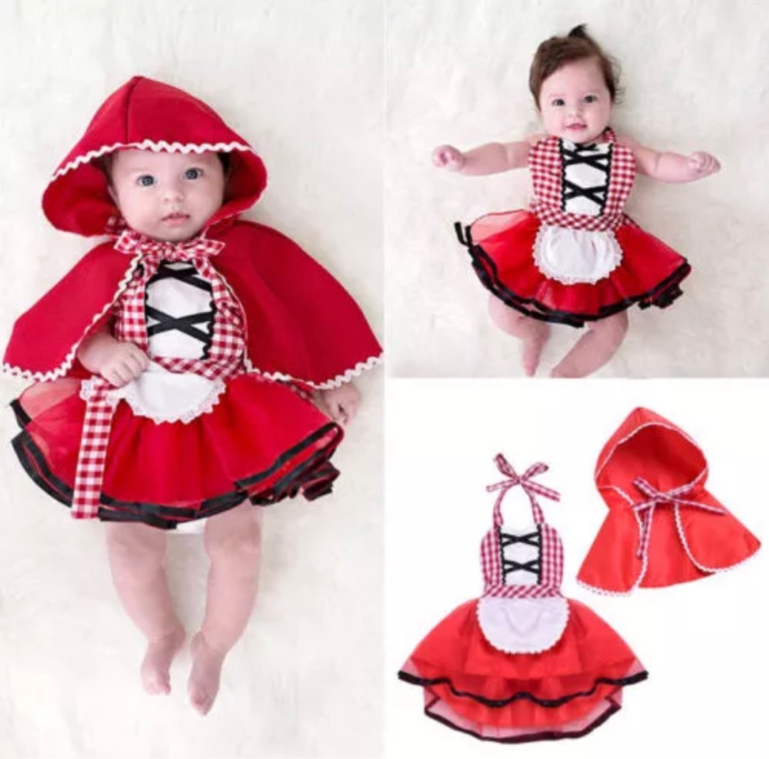 Little red riding hood baby costume, Babies & Kids, Babies & Kids ...