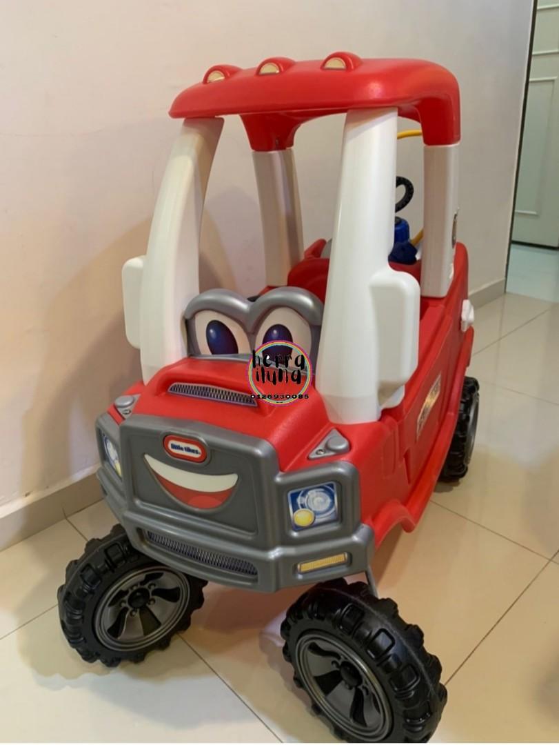 little tikes fire engine jeep, Babies & Kids, Infant Playtime on Carousell