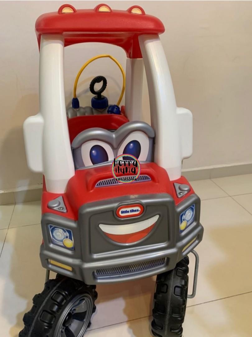 little tikes fire engine jeep, Babies & Kids, Infant Playtime on Carousell