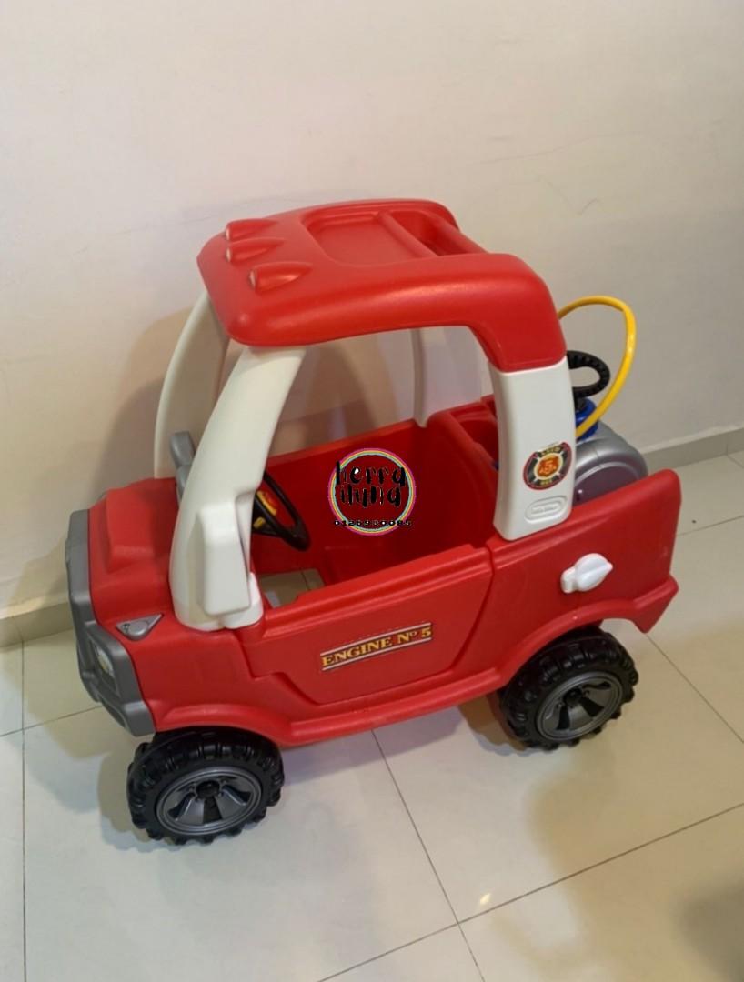 little tikes fire engine jeep, Babies & Kids, Infant Playtime on Carousell