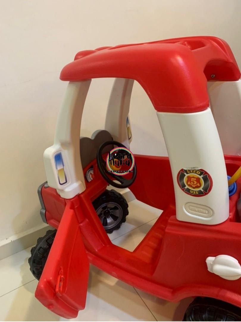 little tikes fire engine jeep, Babies & Kids, Infant Playtime on Carousell