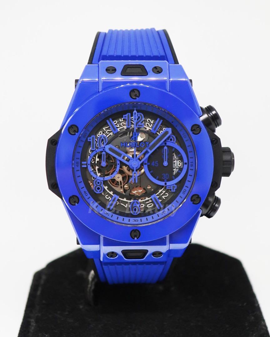 *LNIB*Hublot Big Bang Unico Blue Magic 411.ES.5119.RX, Luxury, Watches on Carousell