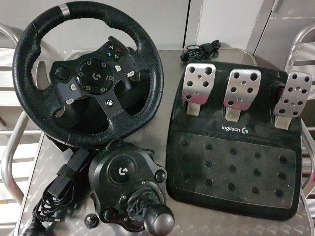 Logitech G920 DRIVING FORCE FEEDBACK RACING SET , XBOX series s / X ...