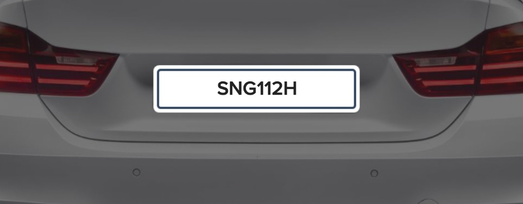 *LTA FEES INCLUDED* SNG 112 H Carplate Number For Sale!, Car ...