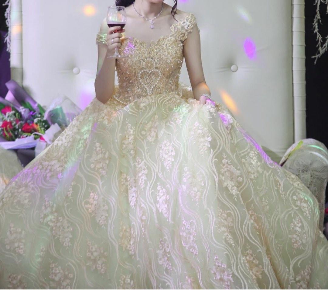 LUXURY GOWN FOR DEBUT, Women's Fashion, Dresses & Sets, Evening dresses ...